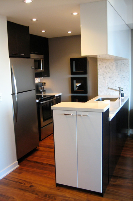 Small Downtown Condo - Modern - Kitchen - Toronto - by David J. Design ...