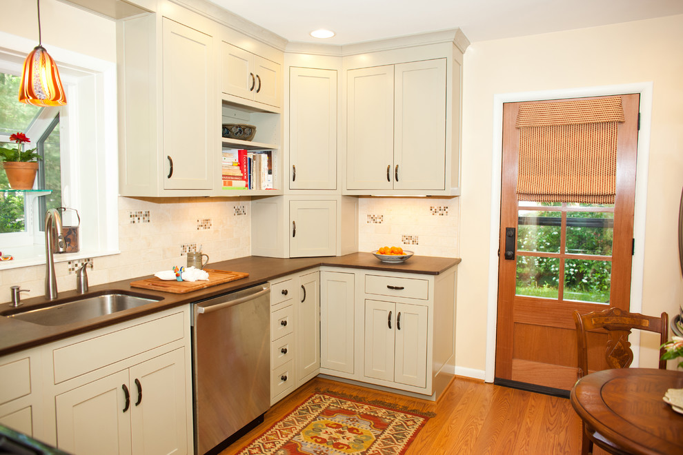 Small Kitchen Boasts Function with Design Details - Kitchen - DC Metro ...