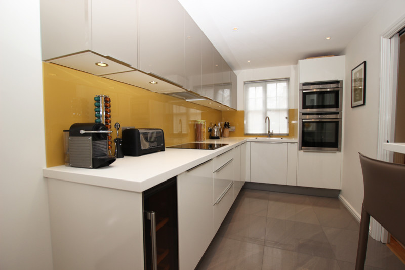 Small Kitchen Ideas - Contemporary - Kitchen - London - by LWK London ...