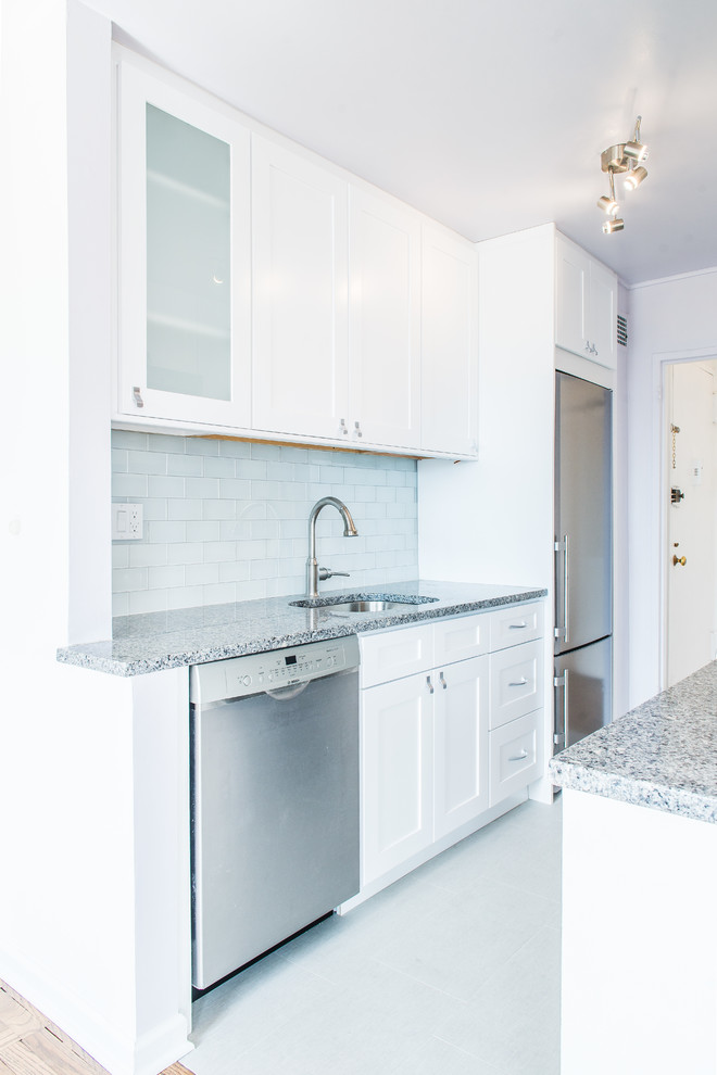 Small kitchen in Riverdale NY - Transitional - Kitchen - New York - by ...