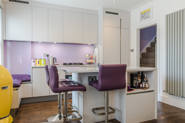 Small Kitchen Island Seating - Modern - Kitchen - London - by LWK ...