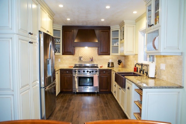 Small Kitchen Transformation - Mediterranean - Kitchen - Los Angeles ...