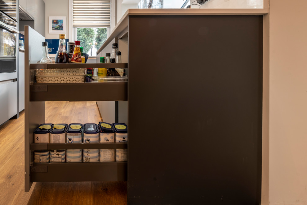 Small kitchen turned into a family room tardis - Modern - Kitchen ...