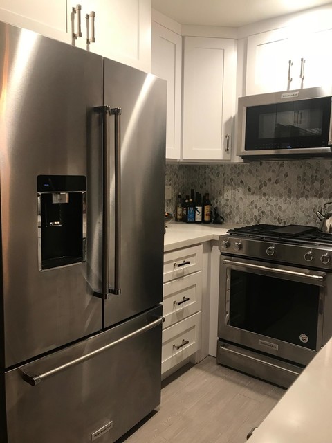 Small Kitchen upgrades make a BIG difference - Contemporary - Kitchen ...