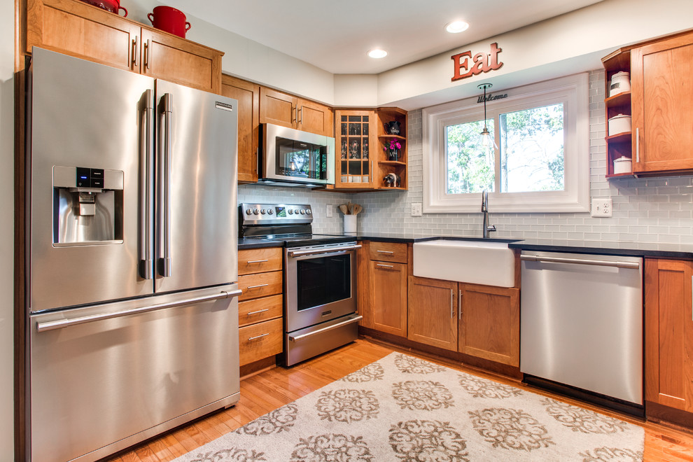 Small Transitional Kitchen Remodel Centreville, VA - Transitional ...