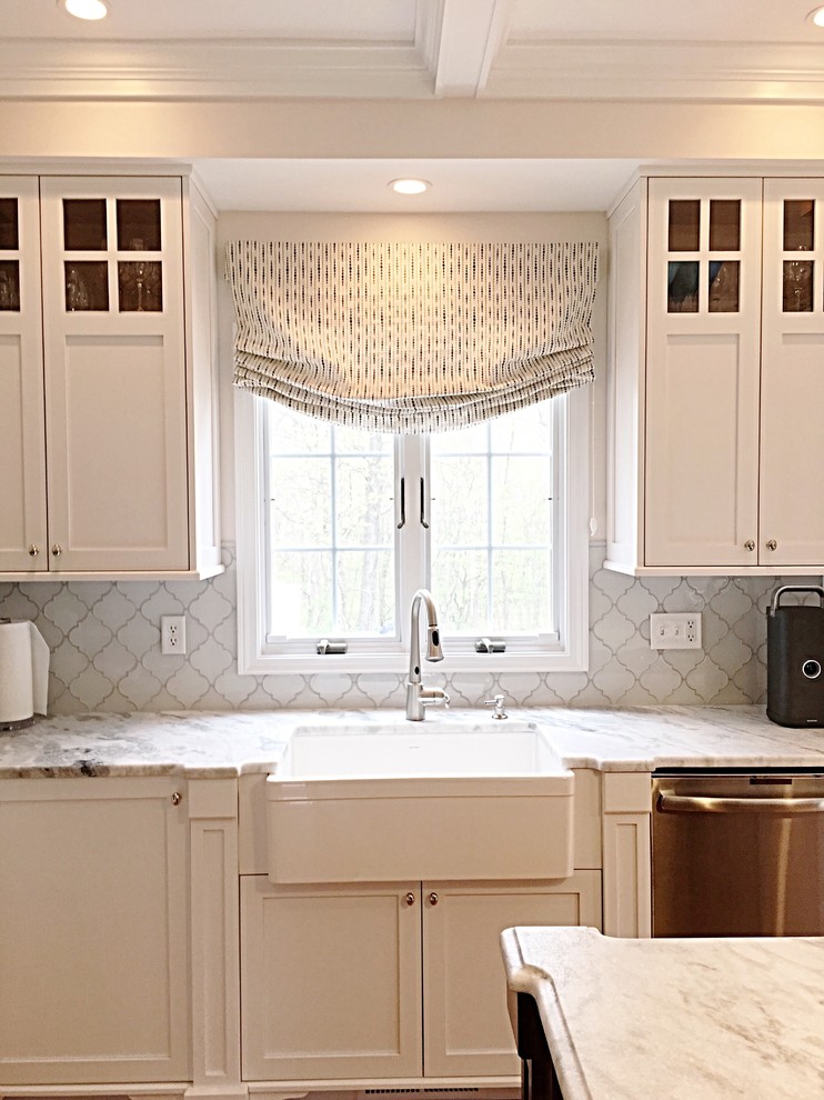 Smith & Noble window treatments designed by Kristen Wall - Transitional ...
