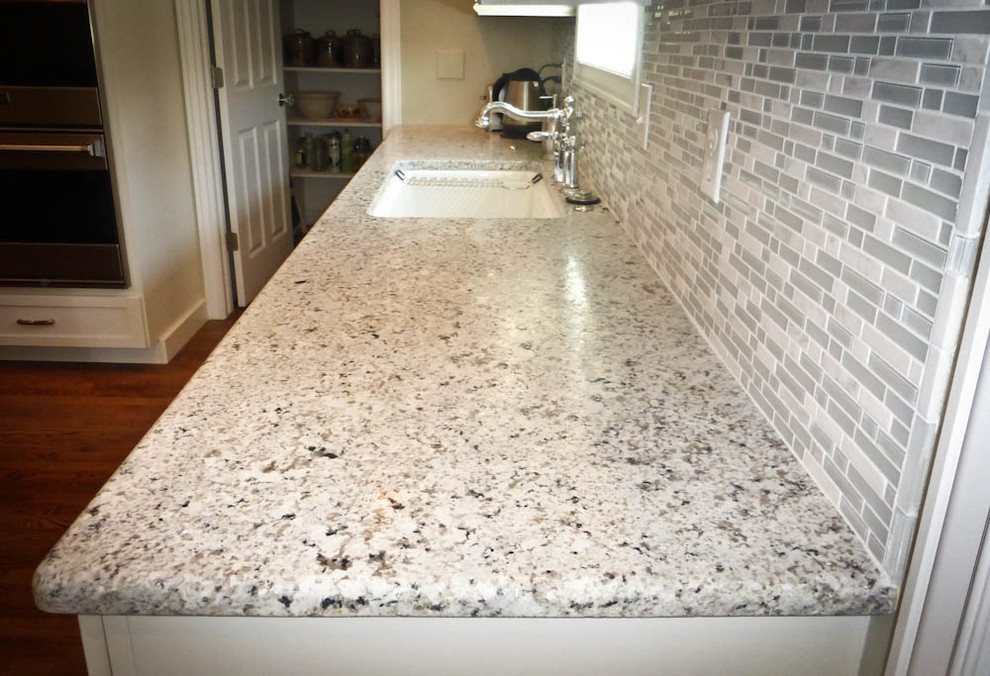 Snow Flakes Leathered Granite - Traditional - Kitchen - Denver - by ...