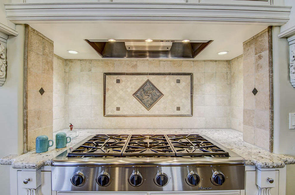 Snowfall Granite Kitchen - Traditional - Kitchen - Sacramento - by ...