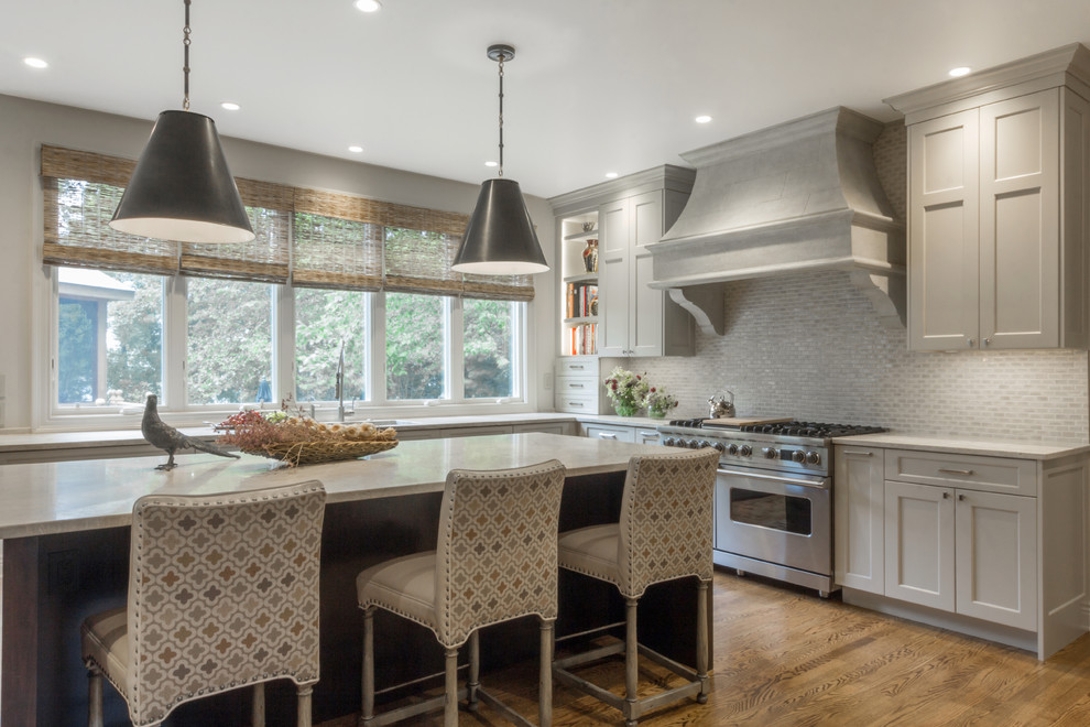 Soft Grey Kitchen - Traditional - Kitchen - DC Metro - by Lauren Levant ...
