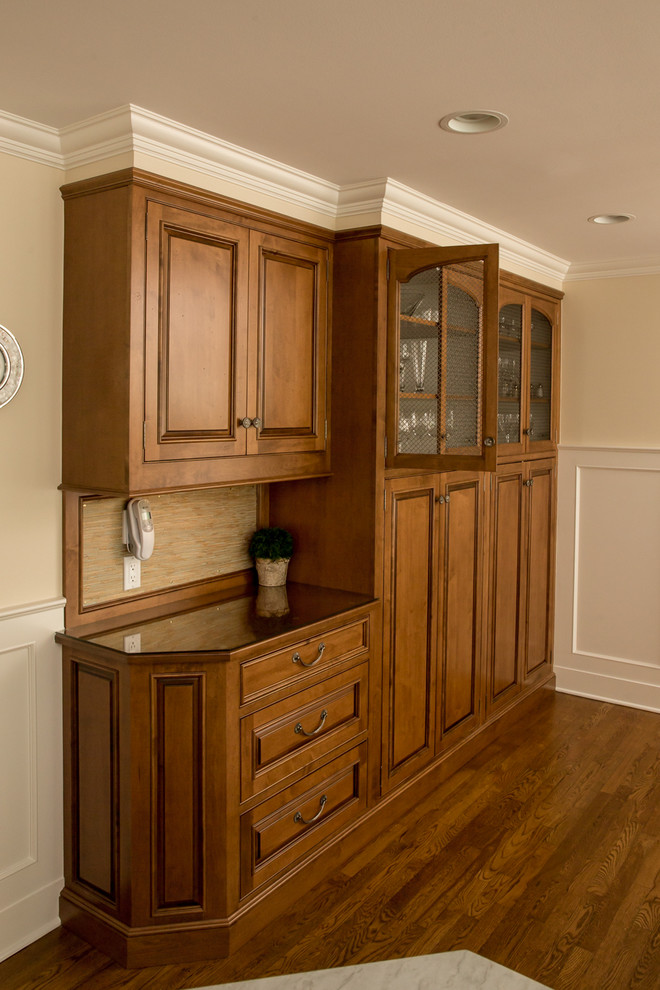 Soft White Custom Cabinets in CT - Transitional - Kitchen - New York ...