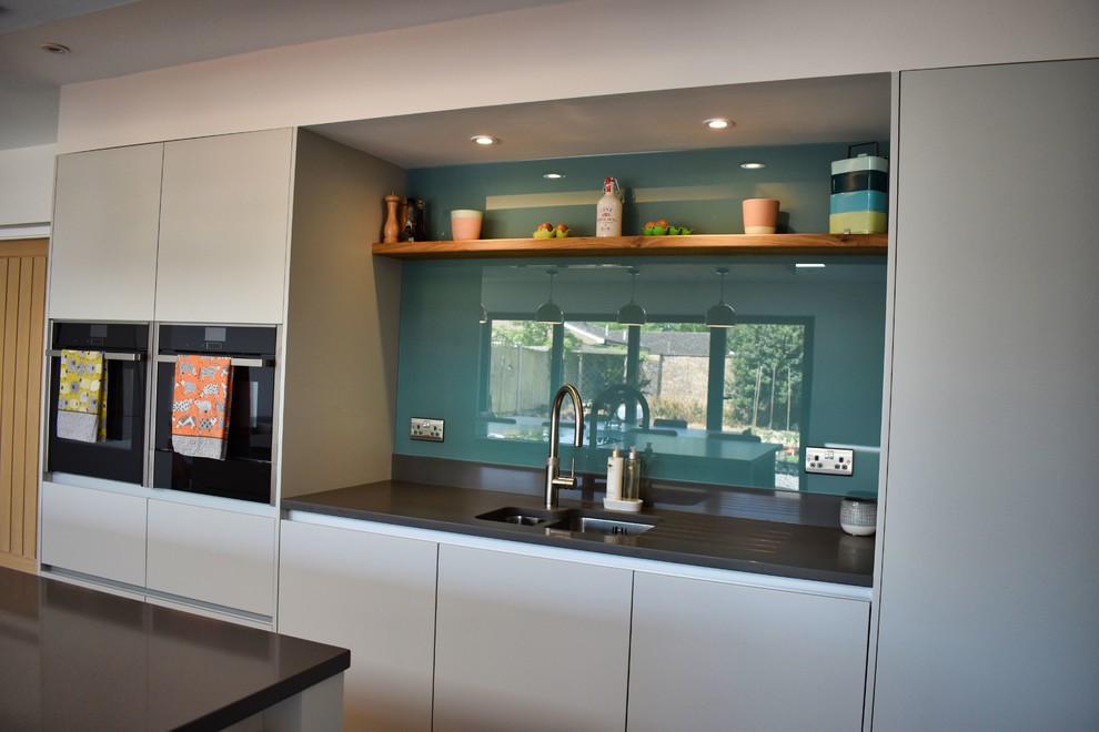 Soho Modern Handleless Kitchen - Contemporary - Kitchen ...