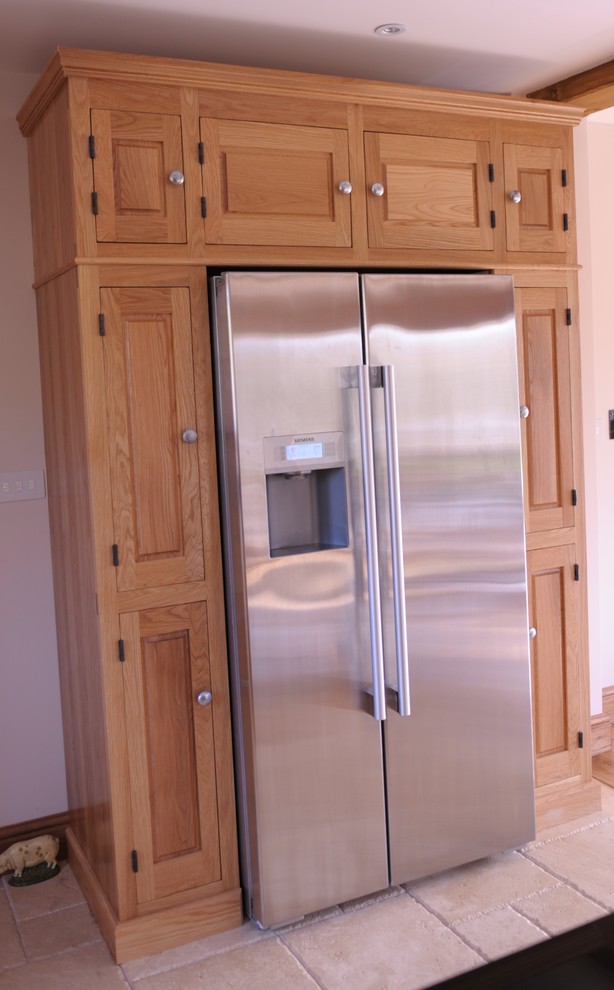Solid Oak Bespoke Handbuilt Fitted Kitchen - Traditional - Kitchen ...