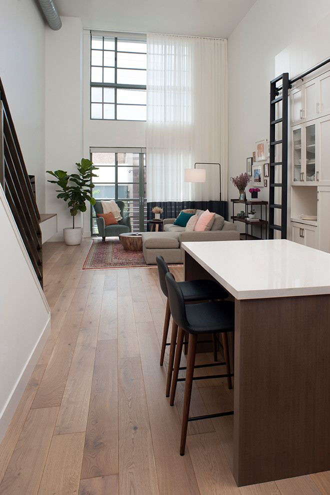 Soma Loft - Kitchen & Living Room - Transitional - Kitchen - San ...