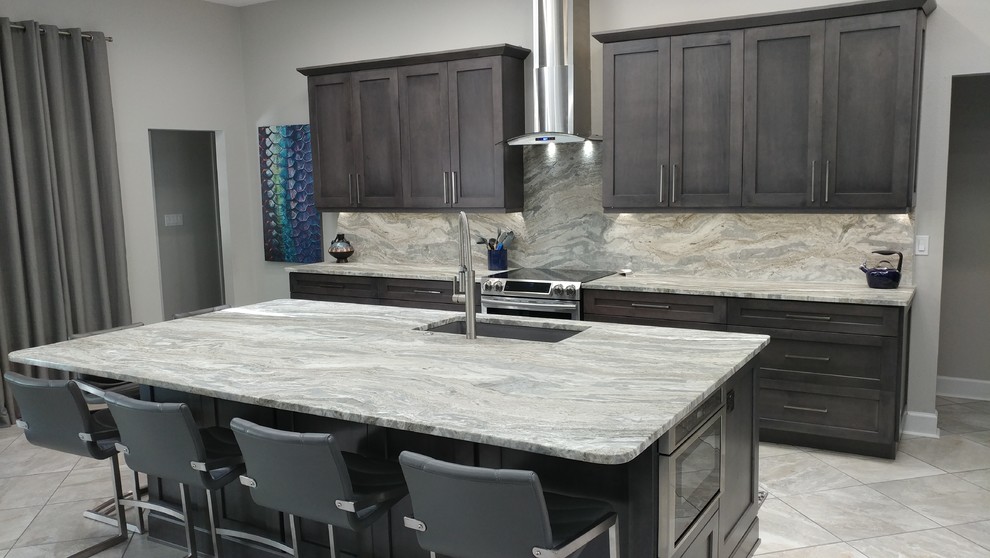 Sophisticated Slate Kitchen - Modern - Kitchen - Tampa - by Fusion ...