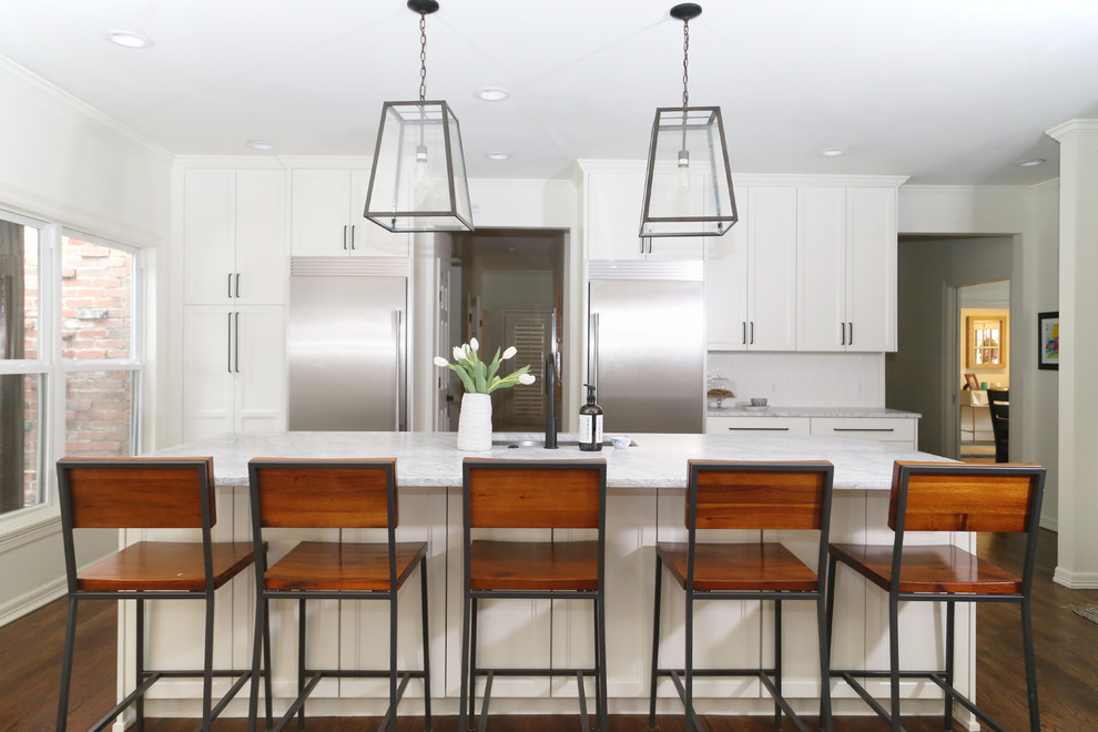 South Tulsa Contemporary Kitchen Renovation - Contemporary - Kitchen ...