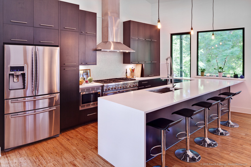 Modern Custom Home Austin - Modern - Kitchen - Austin - by FORGE CRAFT ...