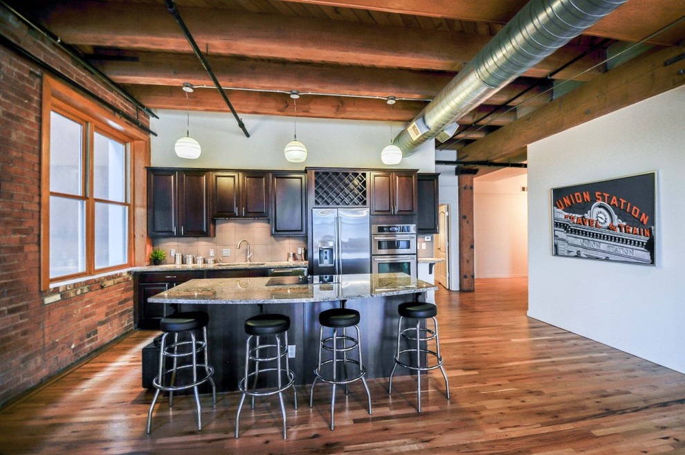 Spacious Loft Remodel - Craftsman - Kitchen - Denver - by Truss ...