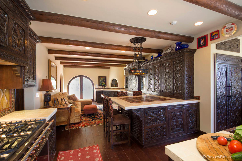 Spanish Colonial - Ecléctico - Cocina - San Diego - de Hamilton-Gray ...