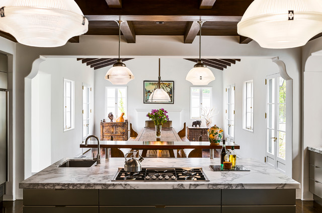 Spanish Colonial Kitchen Elevation Create A Rustic Style Fireplace For