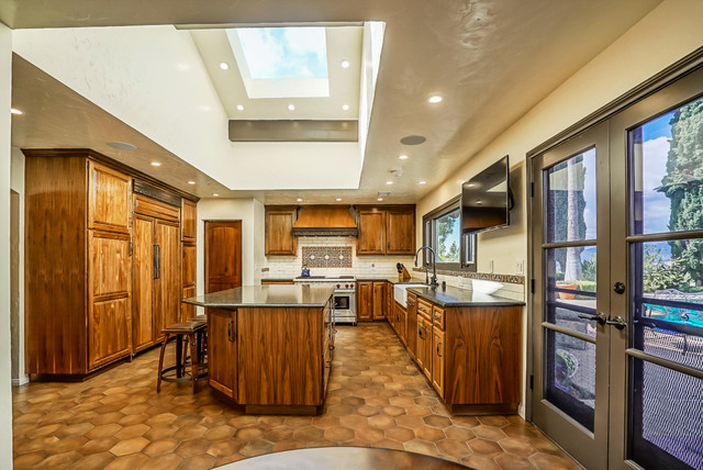 Spanish Style Wood Kitchen, a very unique Antique look. - Traditional ...