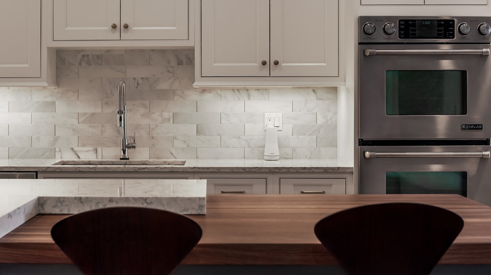 SPECTACULAR QUARTZ VIATERA LG ROCOCO - Transitional - Kitchen - New ...