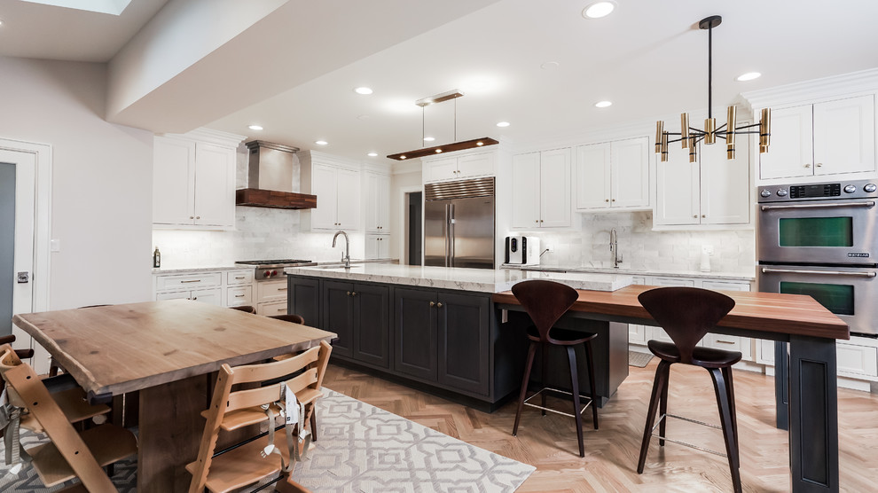 SPECTACULAR QUARTZ VIATERA LG ROCOCO - Transitional - Kitchen - New ...