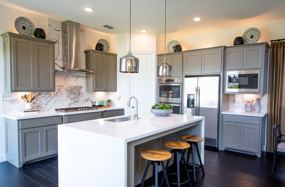 Spencer Town Home - Modern - Kitchen - Kansas City - by Sara Svehla ...