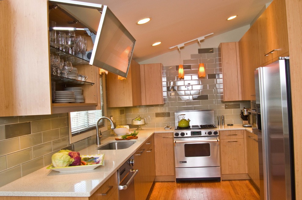 Spin and Cook - Contemporary - Kitchen - Chicago - by Linda G Larisch ...
