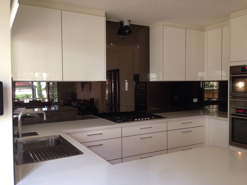 Splashback - Contemporary - Kitchen - Melbourne - by Elite Interior ...