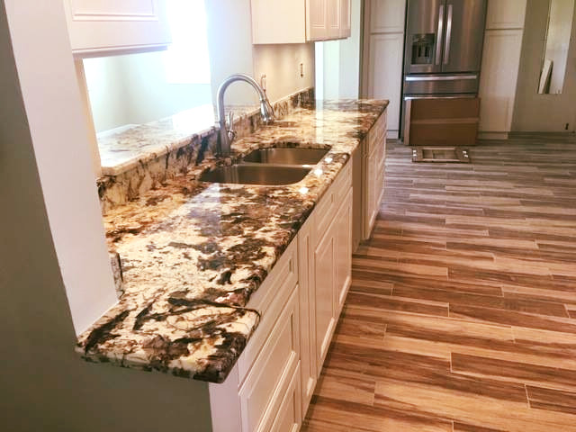Splendor Gold color Granite - Modern - Kitchen - Tampa - by KB Factory ...