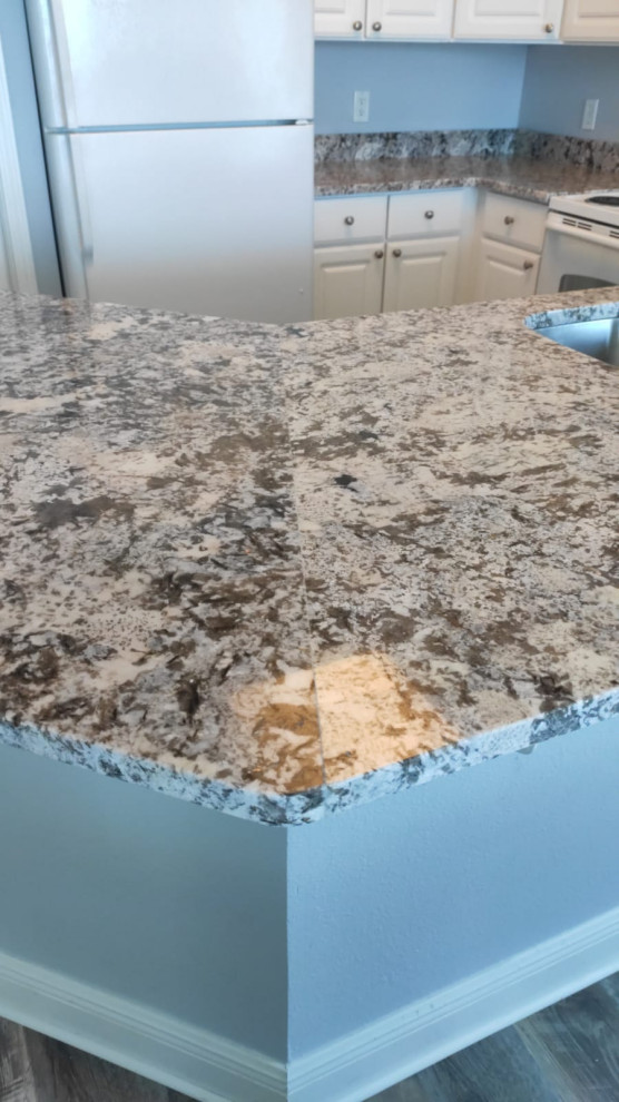 Splendor White Granite Kitchen Countertops - Coastal - Kitchen - Other ...