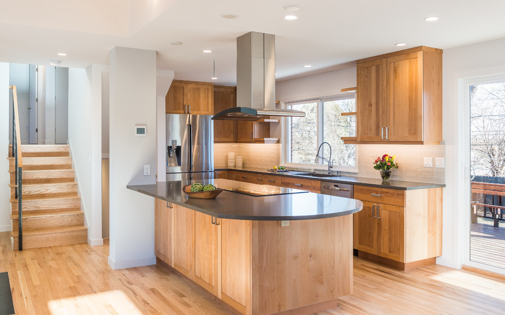 Split Level Transformation - Modern - Kitchen - Denver - by BARRETT ...