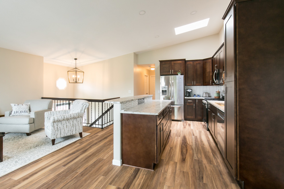 Split Level Wall Removal - Traditional - Kitchen - Minneapolis - by ...