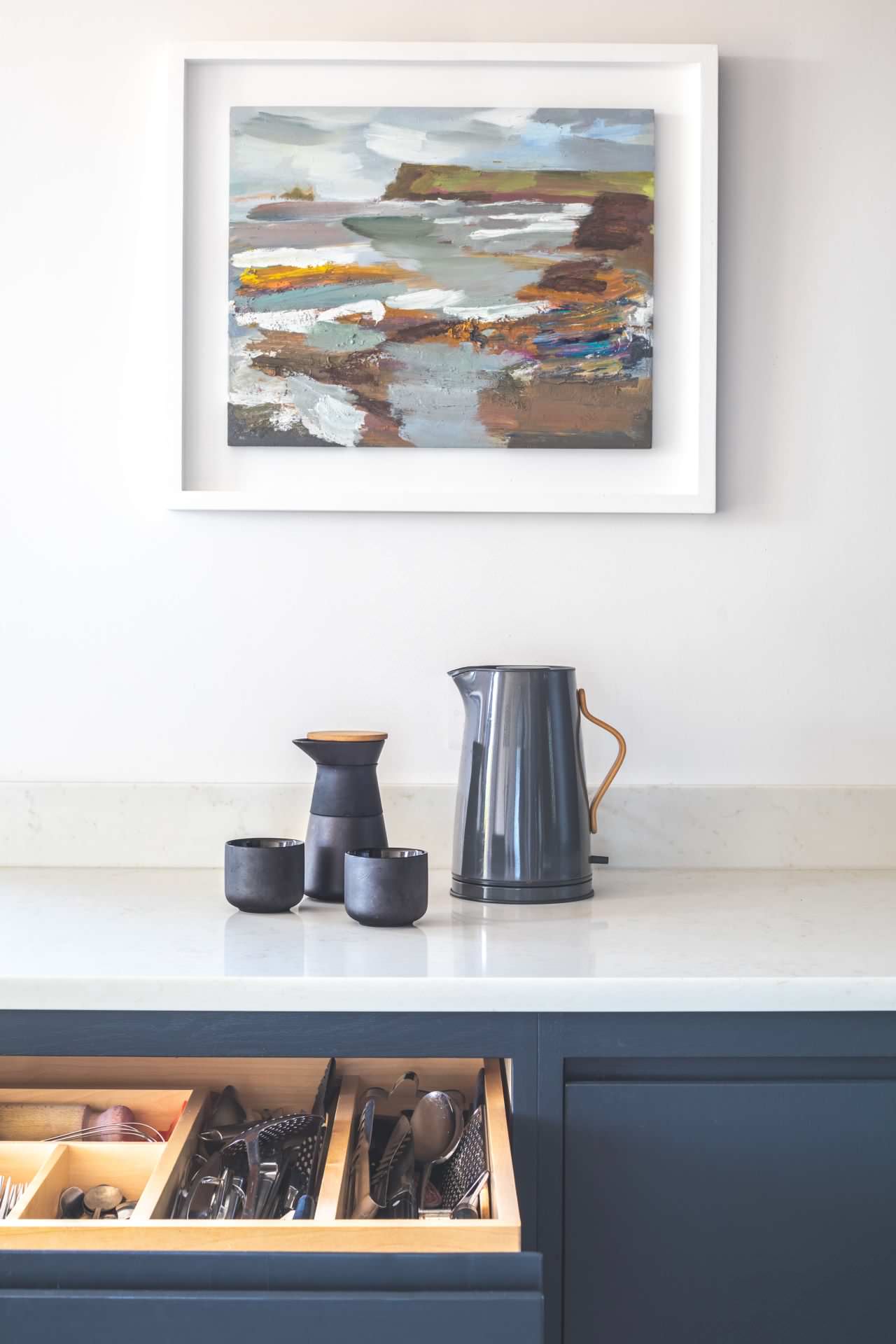 Kitchen Tour: A Small, Elegant Kitchen With Discreet Storage | Houzz UK