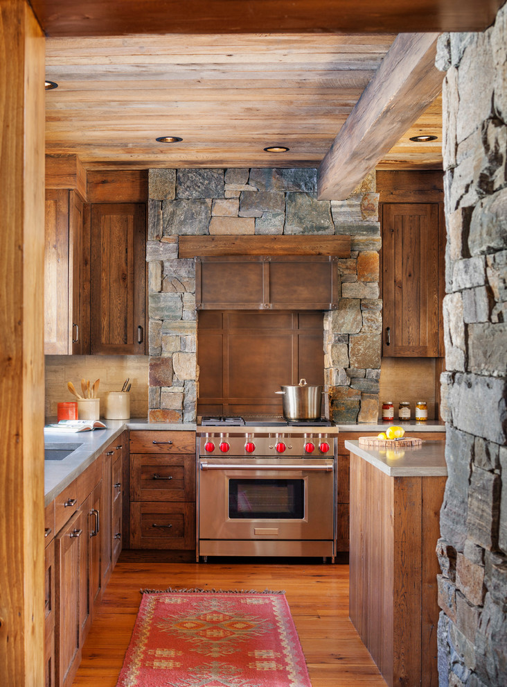 SR Ski House - Rustic - Kitchen - Portland Maine - by Rob Bramhall ...