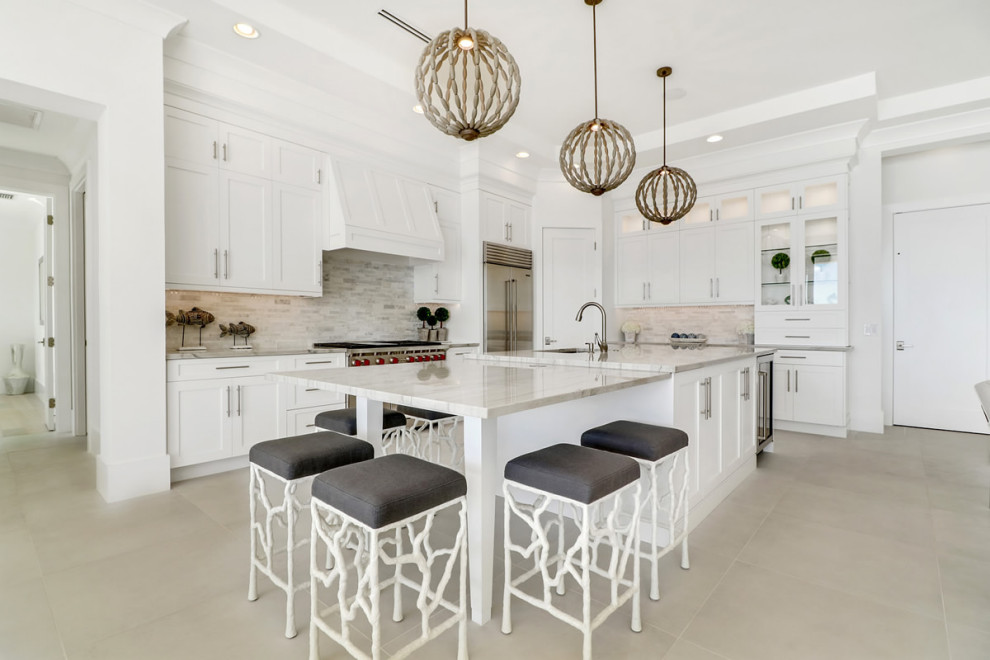 St. Kitts Marco Island - Beach Style - Kitchen - Miami - by Frey & Son ...