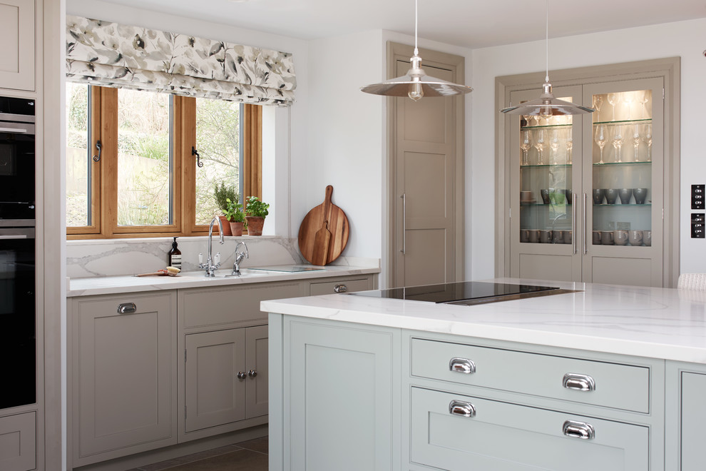 St Mary Bourne- Modern take on Traditional - Contemporary - Kitchen ...