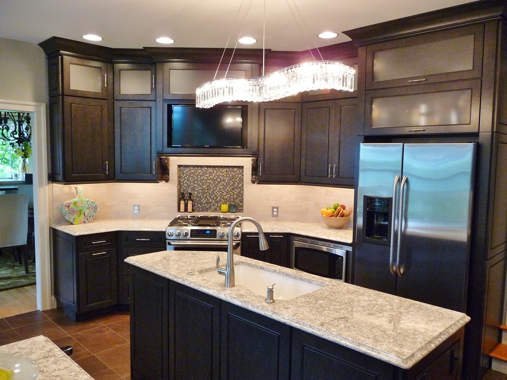 Stacked Cabinets - Contemporary - Kitchen - Philadelphia - by Kitchen ...