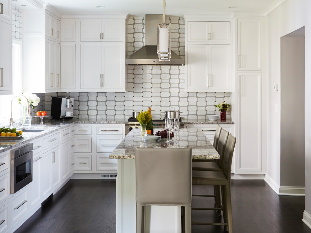 Stacked Wall Cabinets and Entertainment Center - Kitchen - Chicago - by ...