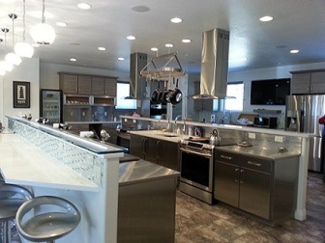 Stadium kitchen - Kitchen - Denver - by Sunset Dream Homes Inc | Houzz IE