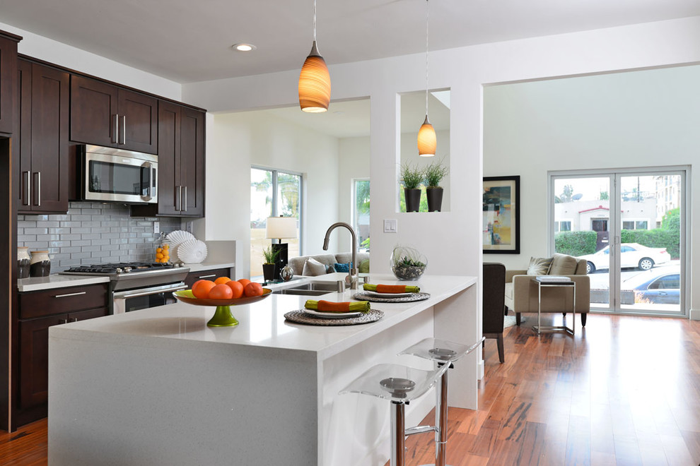 Stage-Gorgeous Modern Home in North Park, San Diego - Contemporary ...