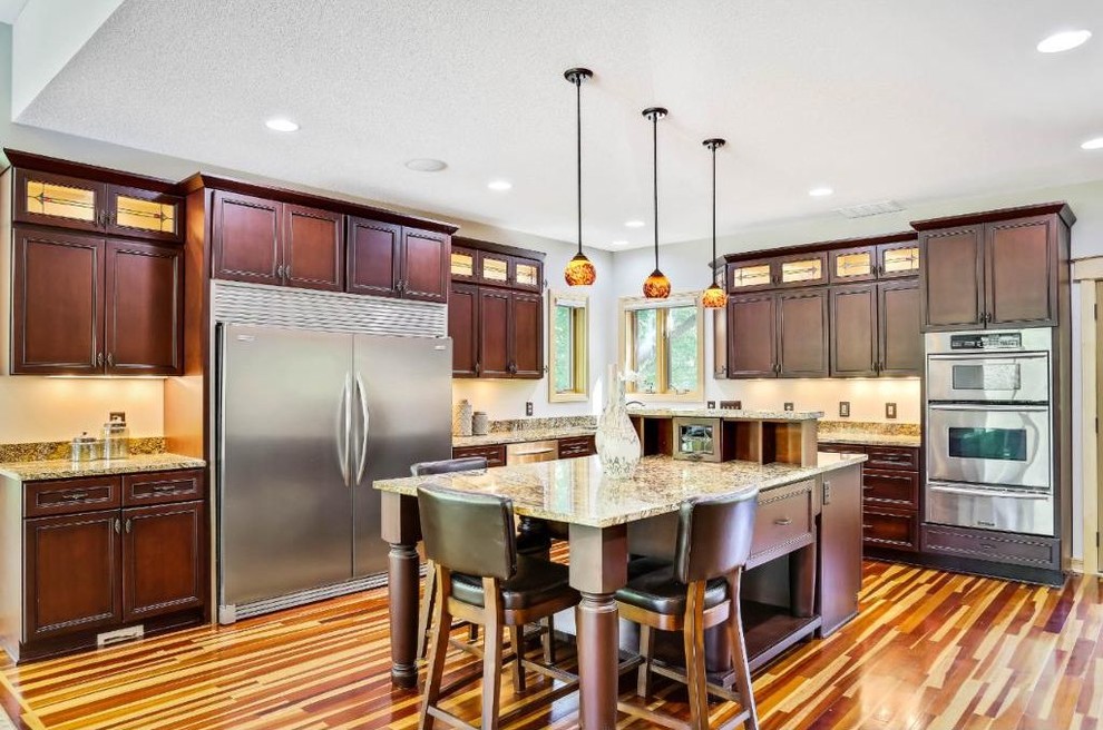 Staging a Prairie Style Home in Minnetonka - Craftsman - Kitchen ...