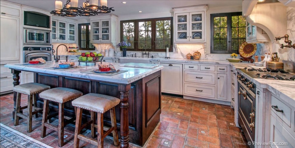 Staging for 1926 Historic Coronado Home - Southwestern - Kitchen - San ...