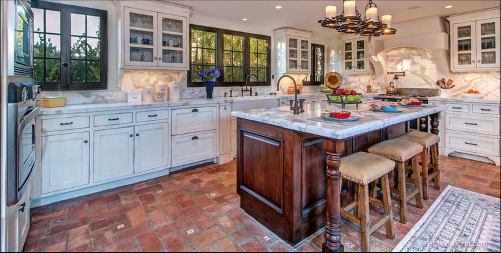 Staging for 1926 Historic Coronado Home - Southwestern - Kitchen - San ...