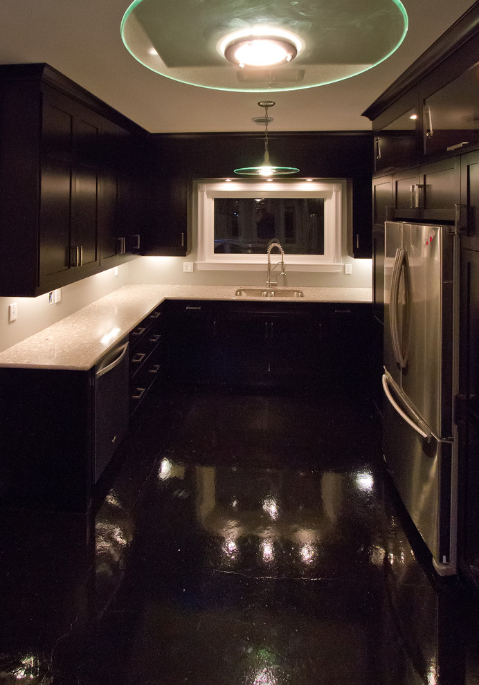 Stained Concrete Floors - Contemporary - Kitchen - Other - by Millroi ...