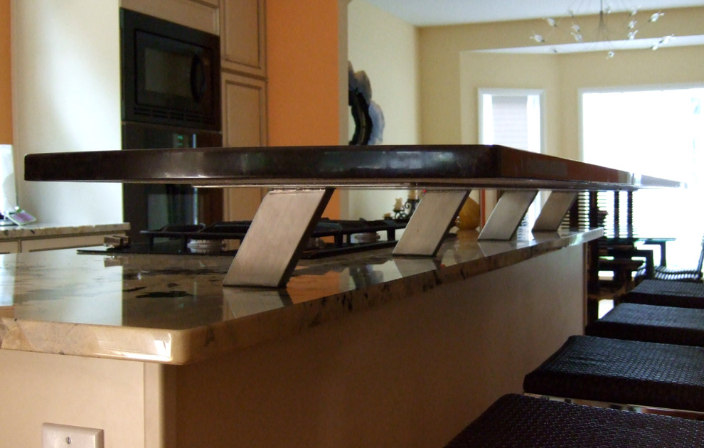 Stainless Steel Countertop Standoffs - Contemporary - Kitchen - Atlanta ...