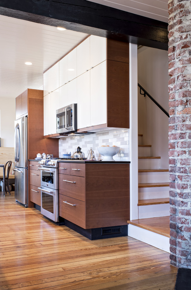 Stair at Kitchen - Modern - Kitchen - Louisville - by Rock Paper Hammer ...