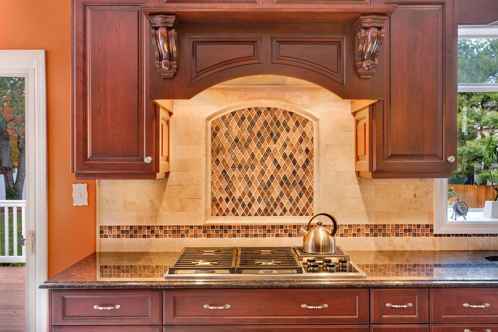 Stanisci Mantle Hood with Corbels - Traditional - Kitchen - New York ...