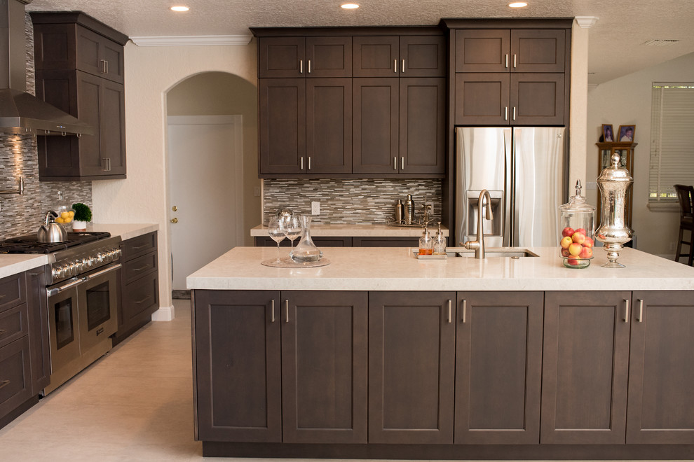 Stately & Stylish - Transitional - Kitchen - Miami - by SANOMA Kitchen ...