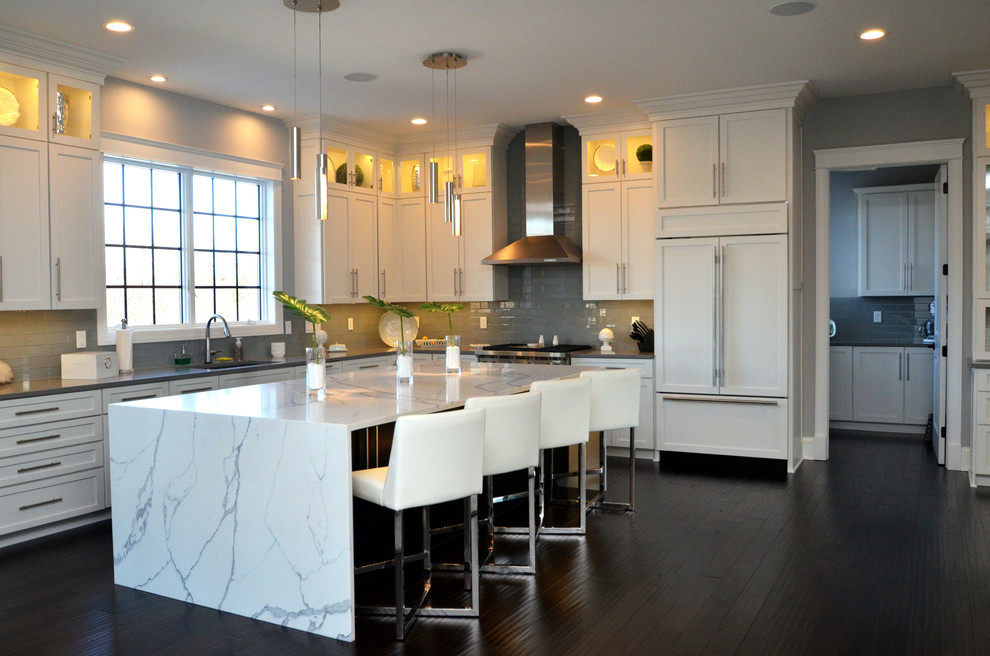 Statuary Classic Quartz - Contemporary - Kitchen - New York - by ...